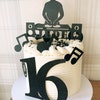 Custom DJ Bundle Cake Topper, Music Disc, Musician Night Club Disco ...