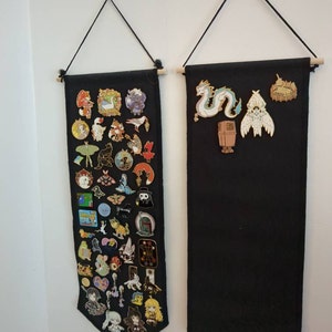 Enamel Pin Banner, Pin Display, Enamel Lapel Pin Display, Enamel ...