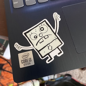 Spongebob Pretty Patties Vinyl Sticker Nickelodeon Spongebob - Etsy