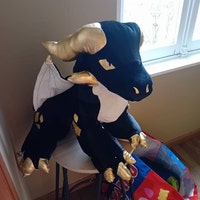 Raptor Plushie Pattern PDF Dinosaur Stuffed Animal Pattern Plush Sewing ...