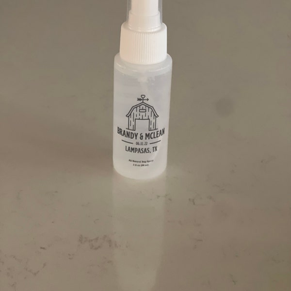 Bulk Wedding Bug Spray Party Favors | Bottles Arrive Filled With Label ...