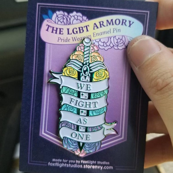 We Fight as One Enamel Pin - Etsy