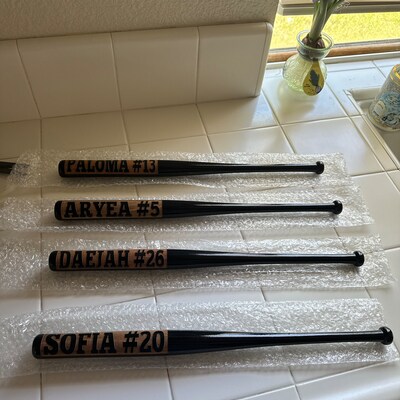 Personalized Bat, Mini Baseball Bat, Ring Bearer Gift, Coach Gift ...