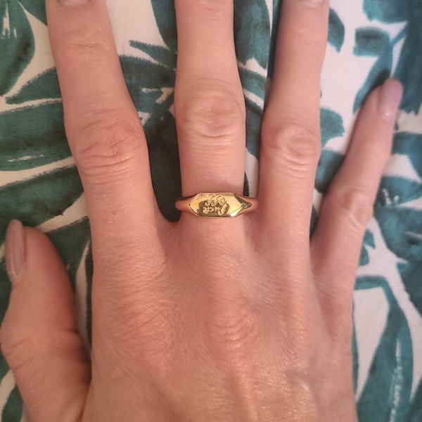 Couple’s Matching Ring Set, His and Hers Promise Rings, Romantic ...