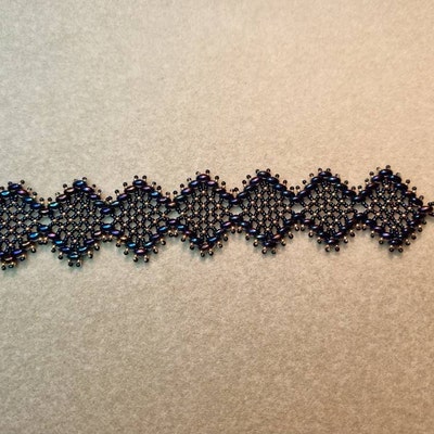 Beading Pattern RICH LACE Beaded Bracelet Tutorial With - Etsy