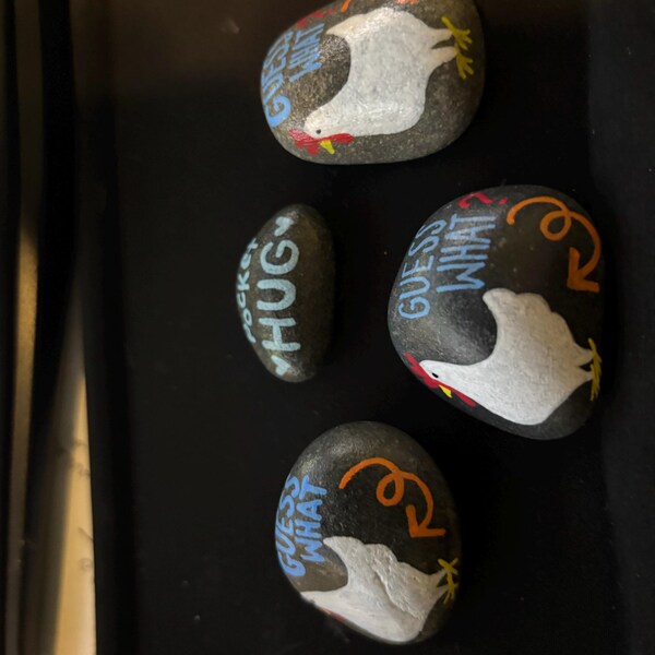Pocket Hugs - Painted Keepsake Rocks - Coworker, Classroom, Friend ...