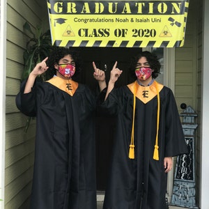 Quarantine Graduation 2020 Vinyl Banner Sign Free Overnight Shipping - Etsy