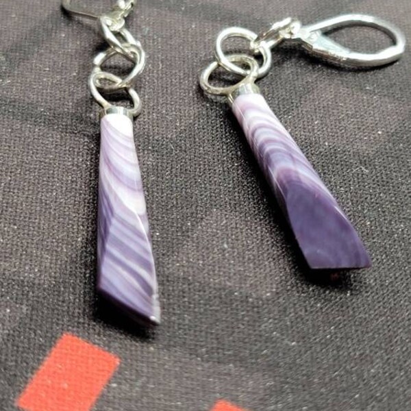 Wampum and Sterling Silver Tear Drop Fancy Border Ring and Earrings SET ...