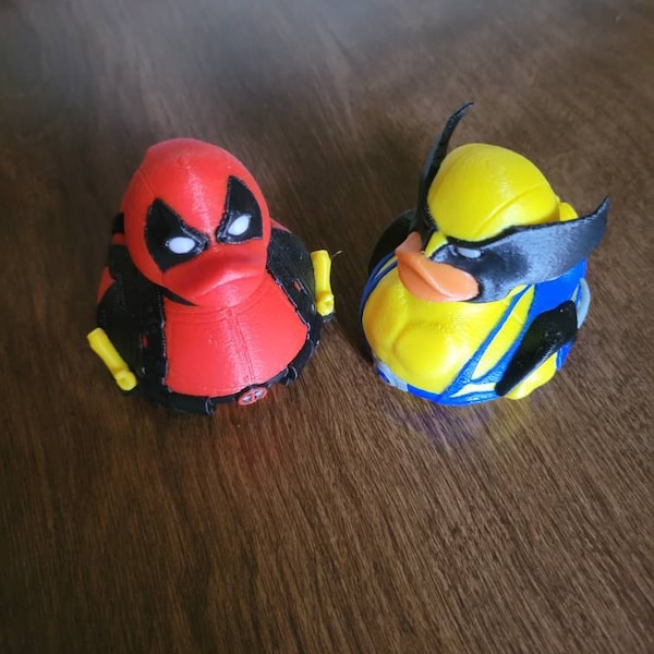 DEADPOOL and WOLVERINE Premium Ducks | Available in 4 Sizes | Deadpool ...