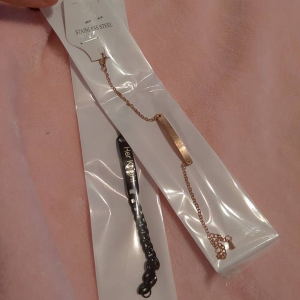 Handmade Custom Bracelet Chain-personalized Couples Bracelet Set Gifts ...