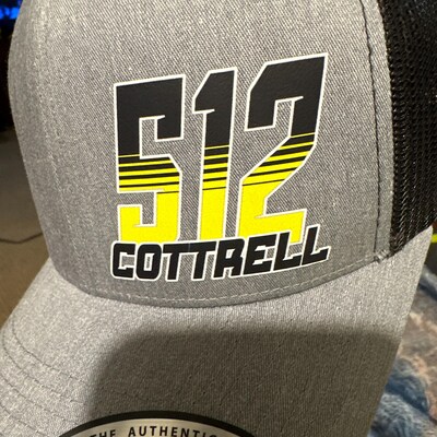 Custom Racing Number Hat, Racing Name and Number Hat, Personalized ...