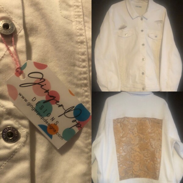 Send Your Own Jacket to Create a Unique, Lace and Denim Statement Piece ...
