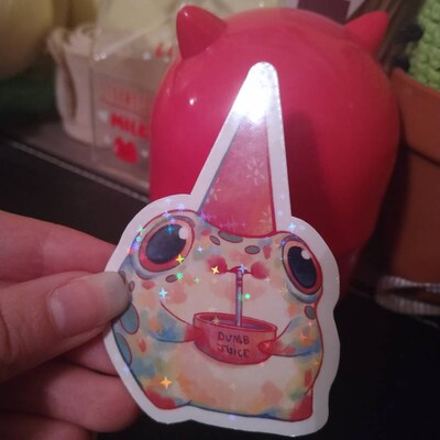 Tea Sommelier Frog Sticker Vinyl Waterproof Sticker Cute Sticker Tea ...