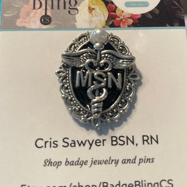 Silver Nursing Pin for the Pinning Ceremony Student Graduation Gifts ...