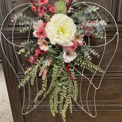 Angel Wings Wire Wreath Form - Etsy