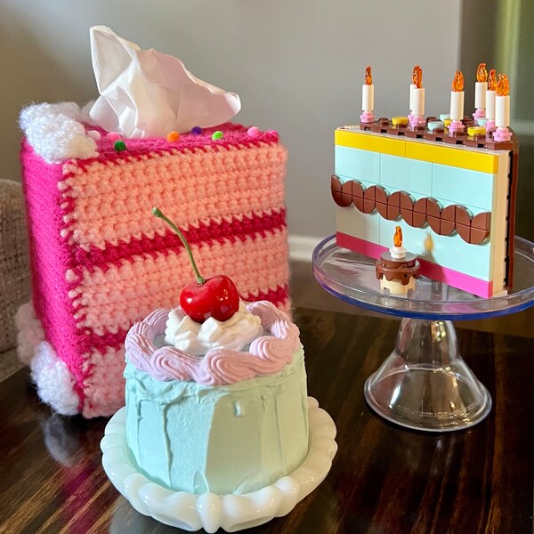 Crocheted Activity Cube, Farmhouse Cube, Amigurumi Toy, Shape Sorter ...