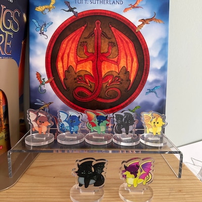 Wings of Fire Dragon 2 Inch Clear Double Sided Acrylic Keychain or ...