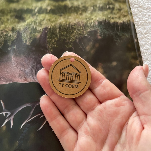 Memorial Kraft Tags With Name and Dates, Personalised Memorial Tags, in ...