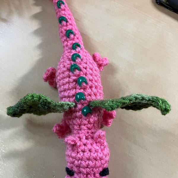 Beaded Fidget Dragon Crochet Pattern: Beginner Friendly, No Sew ...