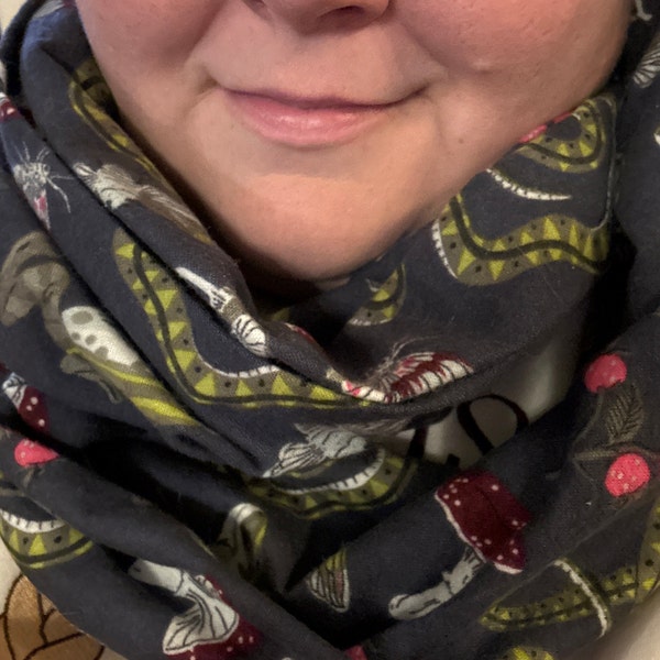 Street Food Infinity Scarf / Tacos / Tomato / Scarf / Fiesta / Nachos ...