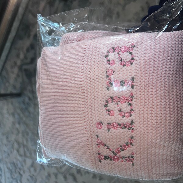 New Mom Gift Maternity Custom Baby Name Blanket Pregnant Sister Gift ...