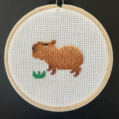 Capybara Cross Stitch Pattern PDF Bundle Capybara Embroidery Instant ...
