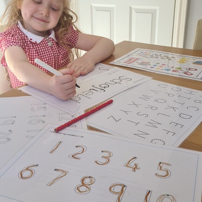 EYFS Starting School Name Writing Letter and Number Formation - Etsy