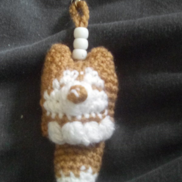 Husky Dog Keychain. Crochet Pattern. A Stuffed Dog. ENGLISH PDF, DIY ...