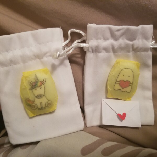 Ghost Hug, Ghost, Miss You, Personalised, Good Luck, Keepsake, Small ...