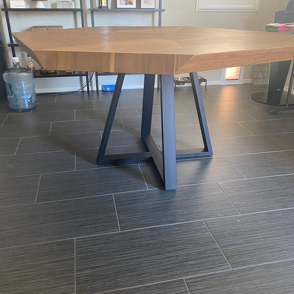 Round Metal Table Legs for Sale, Steel Table Base, Farmhouse Round ...