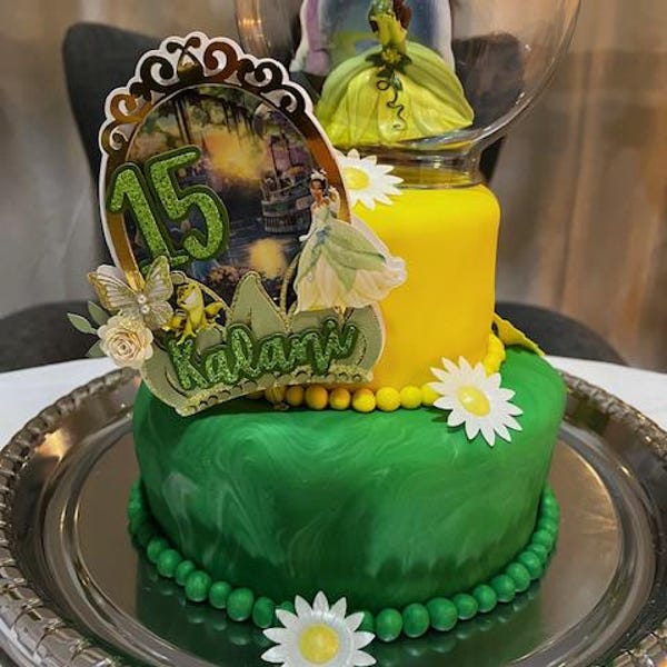 Princess Tiana Cake Topper - Princess and the Frog Cake Topper - Tiana ...