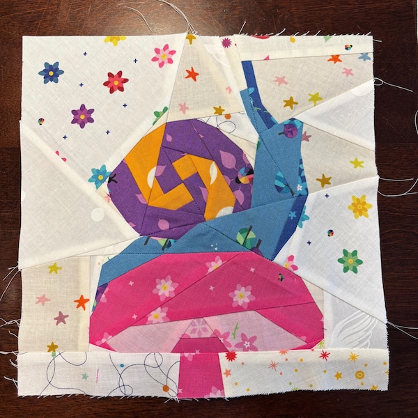 Sleepy Bear Baby Quilt, Sleepy Bear FPP Pattern, PJ Bear, Sleeping Cap ...