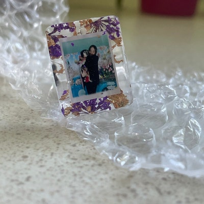 Mini Personalized Resin Photo Car Vent Clip, Anniversary/couples Gift ...