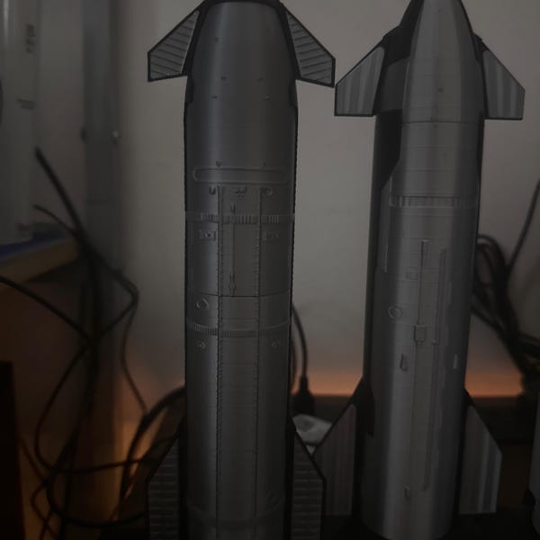 Spacex Starship S33 1:100 Model - Movable Flaps - High Quality - 50CM ...