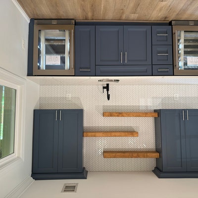 Matte Distressed Floating Shelf - Etsy