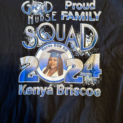 Personalized Grad Squad Family Shirt, Graduate Photo Shirt, Finally ...