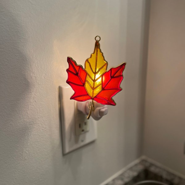 Autumn Leaf Night Light - Etsy