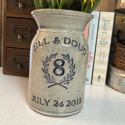 Personalized Stoneware Crock - Etsy