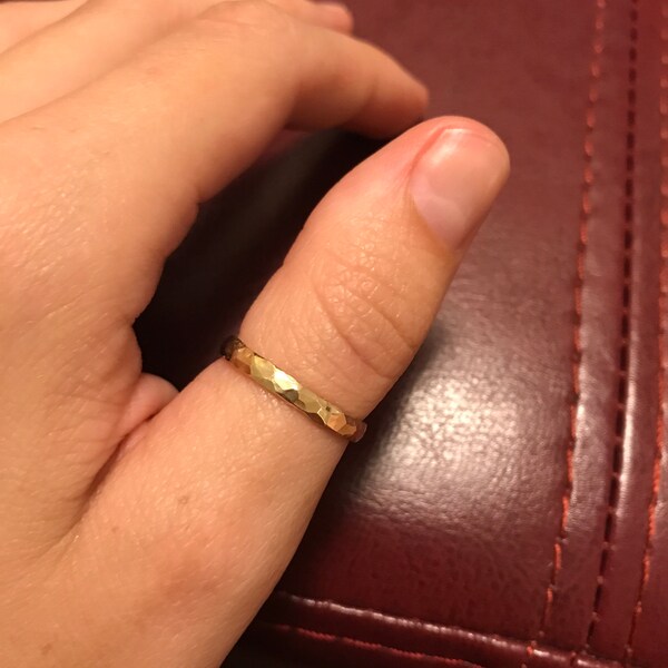 Super Thick Stackable 14k Gold Filled Ring, Gold Ring, Stackable Ring ...