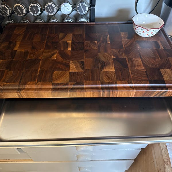 End Grain Board | Butcher Block Board | End Cutting Board With ...