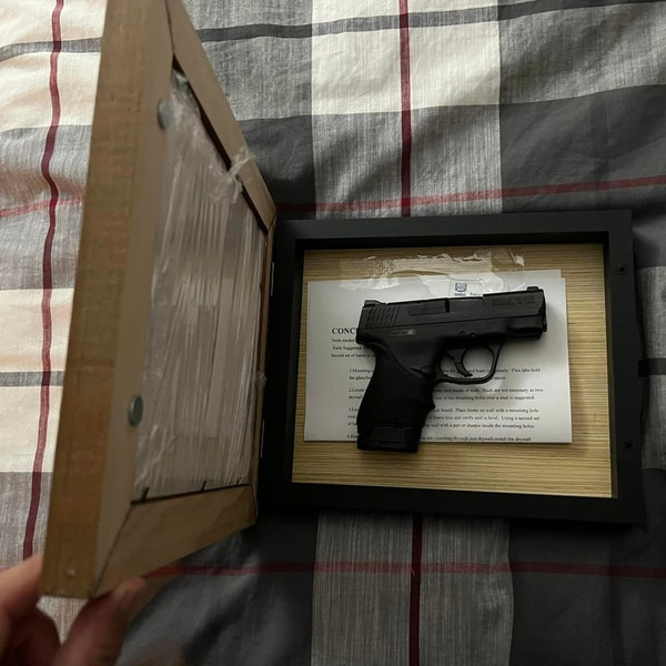 Handgun Concealment Picture Frame for Firearms Same Day Shipping ...