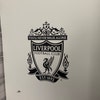 Liverpool Football Club - One Colour Crest Wall Sticker - Etsy UK