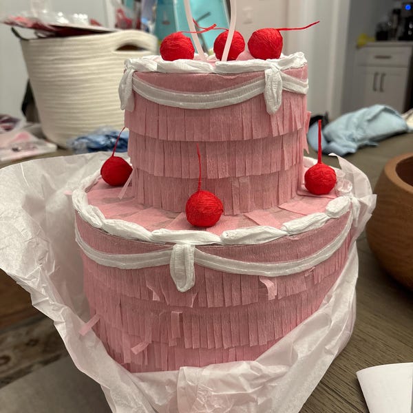 Customizable Cherry Cake Piñata - Etsy