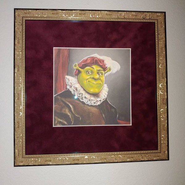 Regal Shrek Print Signed & Dated - Renaissance 8 X 8 Print on Deluxe ...