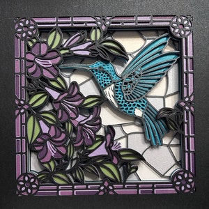 3d Carolina Wren Shadow Box Svg, Bird Shadow Box Svg, Wren Svg, 3d ...