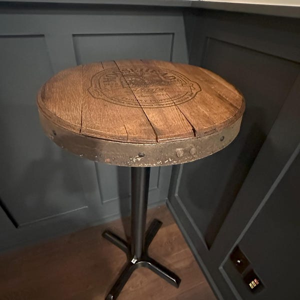 Pub Table 42" Tall - Laser Engraved Customize to Your Liking - Etsy