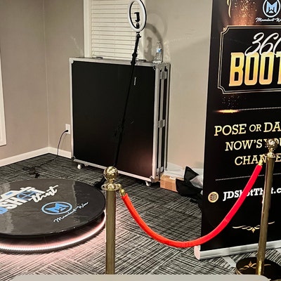 360 Photo Booth Retractable Banner Stand with or Without Logo - Etsy