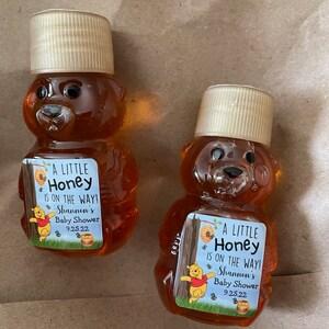25 Pure Raw Custom Mini Honey Bears Choose Your Honey - Etsy