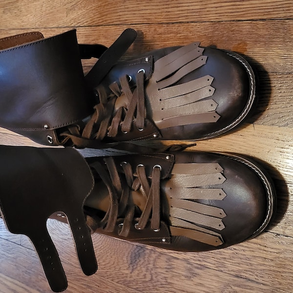 Leather Kilties Golf Shoe Kilties Womens Leather Kilties Mens Golf Shoe Kilties Leather