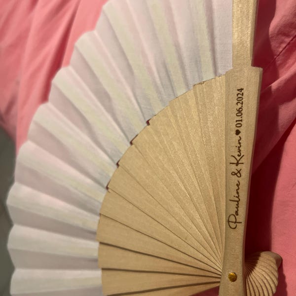 Éventails personnalisés pour mariage cadeau original éventail invité ...